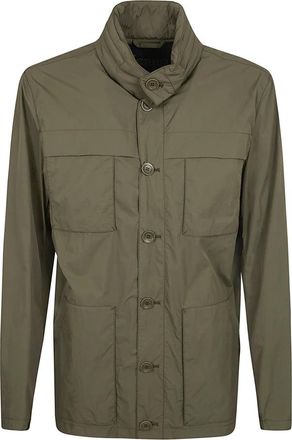 Herno Homme, Vestes, Vert, Taille: L Ultralight Crease Field Jacket