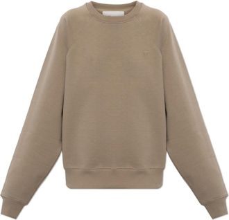 Ami Femme, Sweatshirts et sweats &agrave; capuche, Beige, Taille: 36 FR SweaT-shirt Oversize