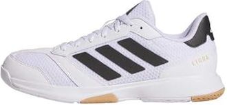 adidas Femme Ligra 8 Womens Indoor Shoes, Cloud White/Core Black/Cloud White, 38 2/3 EU
