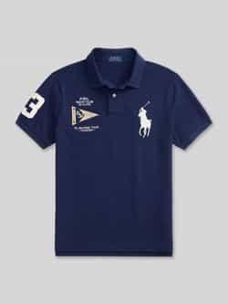 Polo Ralph Lauren Regular Fit Poloshirt aus reiner Baumwolle mit Stitchings