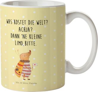 Mr. & Mrs. Panda Kindertasse Nachtfalter F&auml;hnchen - Geschenk, Spruch Lustig, K&uuml;che Deko, Kindergeburtstag, K&auml;fer, Witzig, S&uuml;&szlig;, Sp&uuml;lmaschinenfest, Trinklernbecher Aus K