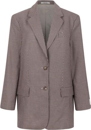 Calvin Klein Femme, Vestes, Multicolore, Taille: 38 FR Tech Yarn-Dyed Classic Blazer