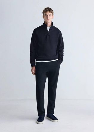 Mango Jogging taille &eacute;lastique Thermolite bleu marine - Homme - XXL - MANGO MAN