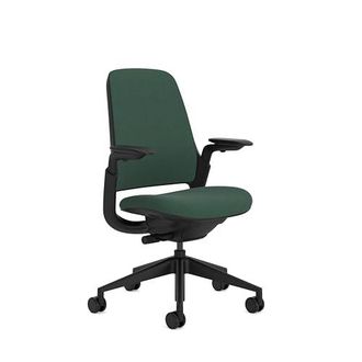 Steelcase Series 1 Ergonomischer B&uuml;rostuhl mit LiveBack Lumbalst&uuml;tze und 4D-Armlehnen Tiefer Wald