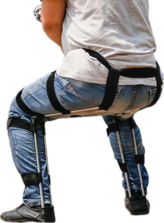 Generico Faltbare Hose, Hocker f&uuml;r Camping und magisches Angeln im Freien, Exoskelett-Sitz, Konzert, U-Bahn