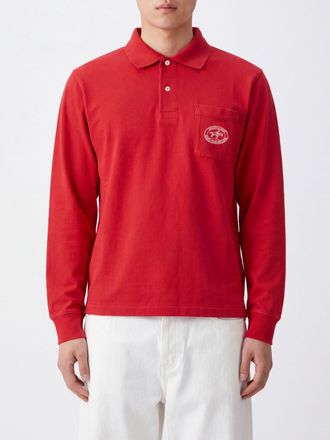 Sporty & Rich Polo Homme couleur Rubis