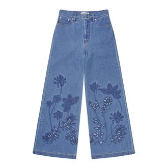Munthe Wide Jeans - - Jeans - Damen - Blau - L