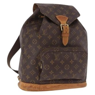 Louis Vuitton Pre-owned Montsouris MM Rucksack - - Pre-owned - Damen - Braun - ONE SIZE