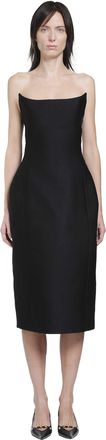 Balenciaga Midi Bustier Dress