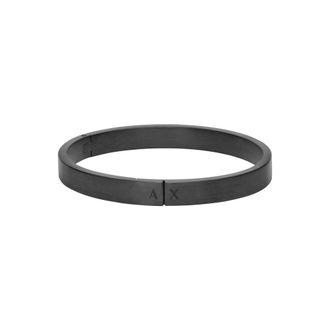 A|X Armani Exchange Herren Schwarz Edelstahl Armband, AXG0173001