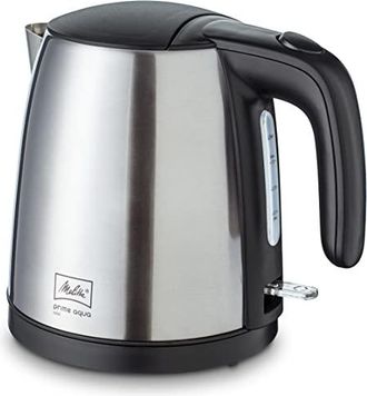 MELITTA Wasserkocher - MELITTA - Prime Aqua mini, Edelstahl, 1,0 L, 2200 W, handliche Größe, 1018-07