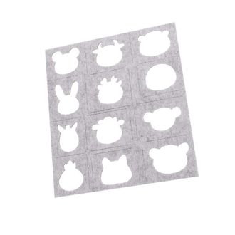 FOMIYES Nadelfilz Applikationsvorlage aus Wollfilz Selbstgemacht Filzbastelschablone f&uuml;r Kreative Handarbeit Praktische Filzform f&uuml;r Bastelprojekte