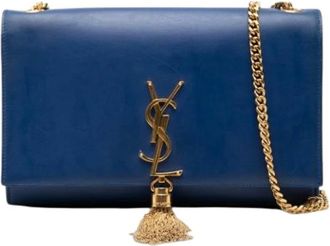 Saint Laurent Sac bandouli&egrave;re Kate Pre-owned - Femme - Pre-owned - Bleu - Taille: ONE Size