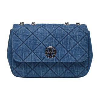 Tory Burch Willa Denim Crossbody Bag - - Bags - Damen - Blau - ONE SIZE