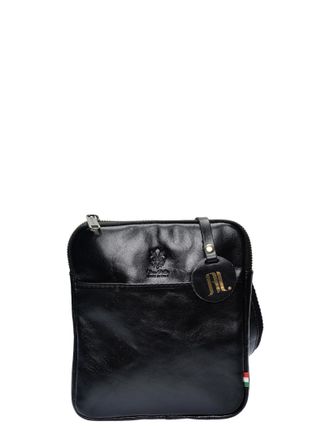 Anna Luchini Schwarz Rindsledertasche