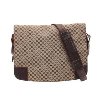 Celine Sac bandouli&egrave;re Pre-owned Macadam en toile et cuir - Femme - Pre-owned - Beige - Taille: ONE Size