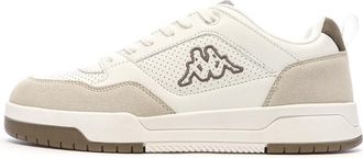 Kappa Herren Logo Manis Athletic Shoes, White-Grey Whitecap-BEIGE Cashew, 41 EU