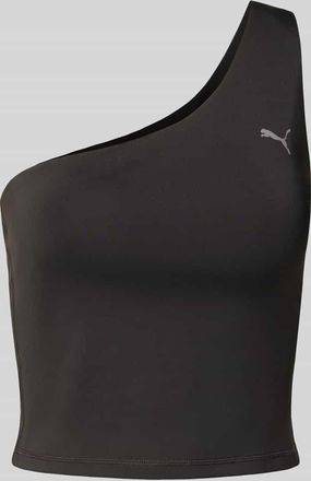 Puma Tanktop mit One-Shoulder-Träger und Logo-Print