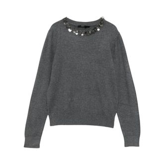 Seventy Round-Neck Strickwaren - - Knitwear - Damen - Grau - S