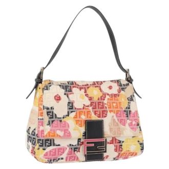 Fendi Pre-owned Vintage Zucchino Canvas Shoulder Bag - - Pre-owned - Damen - Mehrfarbig - ONE SIZE
