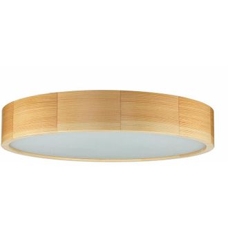 Licht-Erlebnisse Licht-erlebnisse - Deckenlampe Holz rund 47 cm Wohnzimmer Flur