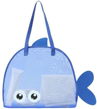 Generico Walopola Sac de plage pour femme - Sac de plage en maille - Sac fourre-tout multifonction tendance et l&eacute;ger pour famille, vacances, &eacute;cole, pique-nique