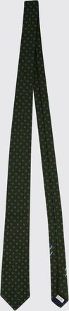Ferragamo Cravate en pure soie avec motif monogramme Gancini all-over