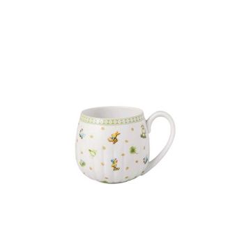 Villeroy & Boch Easter Delight Henkelbecher gr&uuml;n, Becher f&uuml;r Kaffee oder Tee Ostern, Oster Tasse Keramik, Kaffeebecher, Hei&szlig;getr&auml;nkebecher, Premium Porzellan
