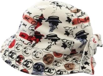 Chanel Chapeau en coton Coco Mark Pre-owned - Femme - Pre-owned - Multicolore - Taille: ONE Size