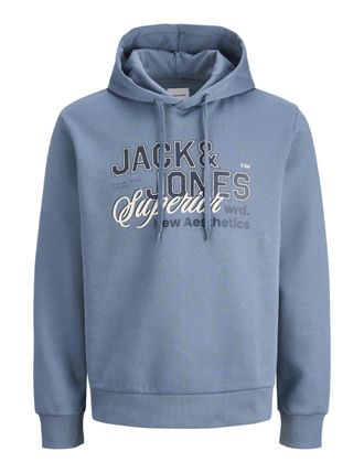Jack & Jones Jjelogo Sweat Hood 2 Col 25/26 Noos Pls - Plus Size