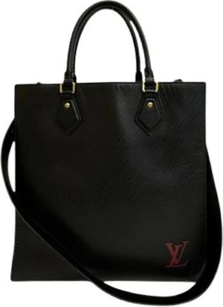 Louis Vuitton unisex, Pre-owned, Noir, Taille: ONE Size Sac fourre-tout en cuir Pre-owned