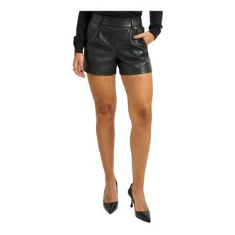 Silvian Heach Femme, Shorts, Noir, Taille: 38 FR Leather Shorts