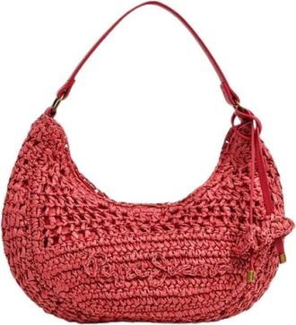 Pepe Jeans London Femme, Sacs, Rouge, Taille: ONE Size Ziggy Balm Crescent Bag