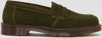 Dr. Martens Delapre Penny Repello Calf Wildleder Loafer in Gr&uuml;n, Gr&ouml;&szlig;e: 36