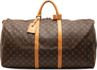 Louis Vuitton Weekender - Monogram Keepall 60 - Gr. unisize - in Braun - f&uuml;r Damen
