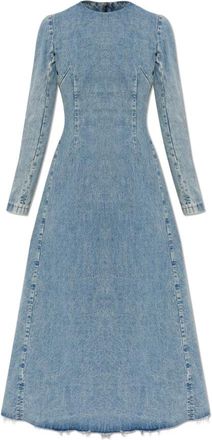 Maison Margiela Femme, Robes, Bleu, Taille: 36 FR Robe Midi en Denim