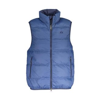 La Martina Blaue Polyamid Herrenjacke - - Jackets - Herren - Blau - M