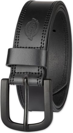 Dickies Herren Echtem Leder - Strapazierf&auml;higer, L&auml;ssiger Stil, Normale Gr&ouml;&szlig;en G&uuml;rtel, schwarz, Taille : 36