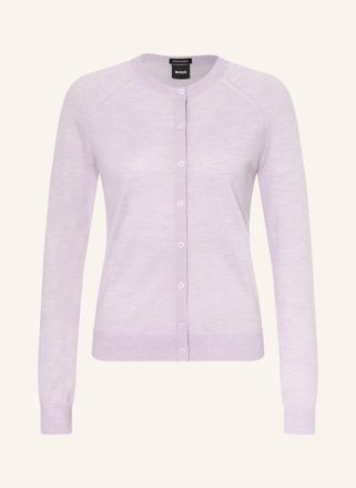 HUGO BOSS Strickjacke Fonami lila