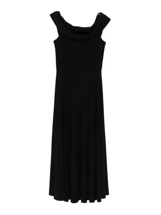 Norma Kamali Robe Au Genou - Noir