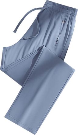 Generic Hose Herren Regular Fit - Modische &Uuml;bergro&szlig;e Herrenhose Eisseide mit elastischem Komfort gerader Beinform f&uuml;r l&auml;ssige Freizeitaktivit&auml;ten