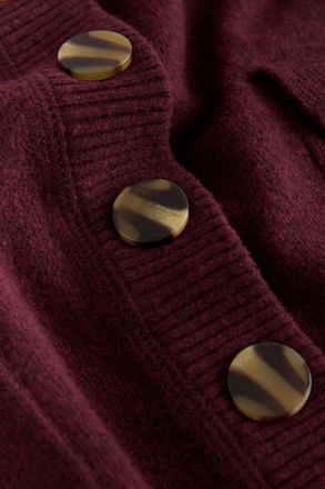 Next Strickjacke Superweiche, mittellange Strickjacke, V-Ausschnitt (1-tlg)