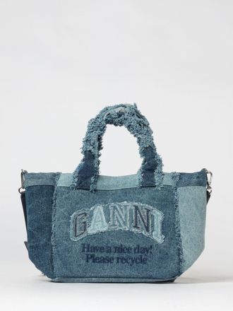 Ganni Sac &agrave; Main Femme couleur Bleu