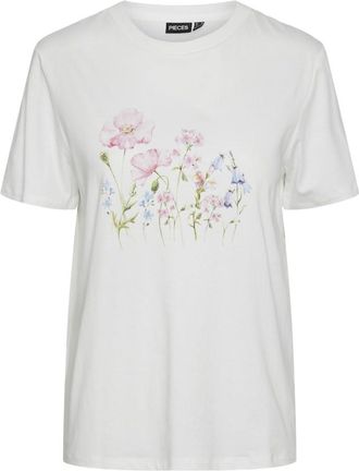 Pieces Pckaylee Ss Printed Tee Bc