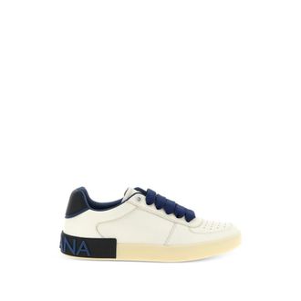Dolce & Gabbana Homme, Chaussures, Blanc, Taille: 42 1/2 EU Portofino Baskets