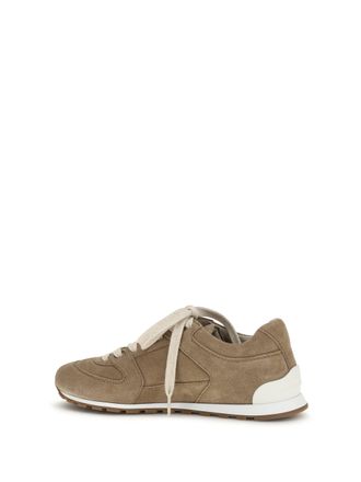 Brunello Cucinelli Womens Suede Sneakers Antilope Trainers