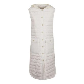Fabiana Filippi Lange Steppweste - - Jackets - Damen - Wei&szlig; - XS