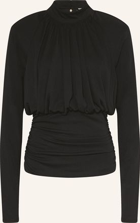 Rotate Rotate Blusentop Mit R&uuml;schen schwarz