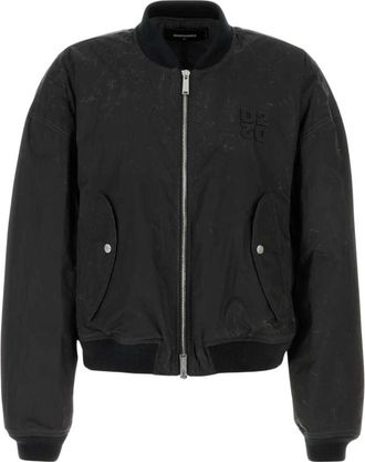 Dsquared2 Bomber Waxed Ball - Homme - Vestes - Noir - Taille: L