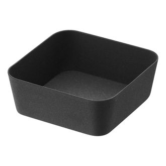 Yamazaki Tableware Yamazaki 4224 TOWER Ablageschale S, schwarz, Stahl, minimalistisch, 9 x 9 x 4 cm